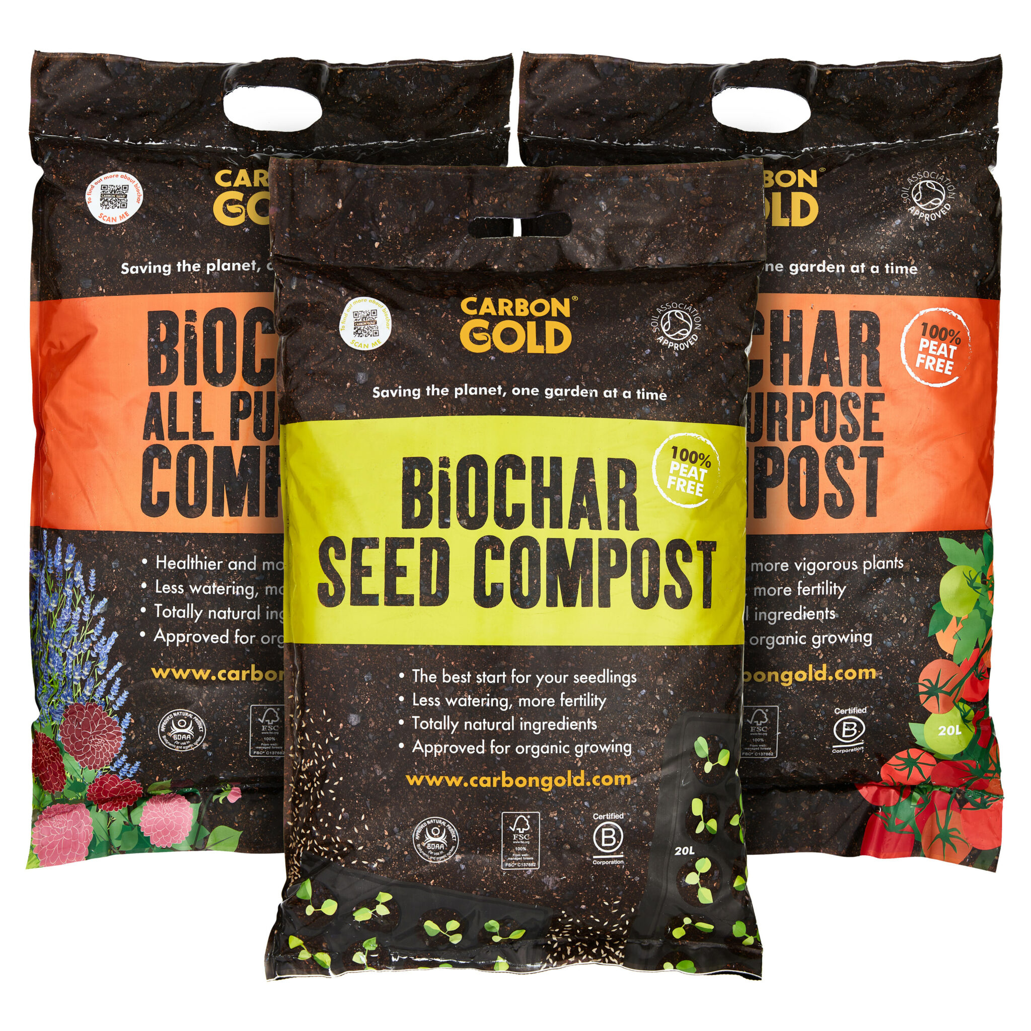 20L Biochar Compost Pick and Mix - Carbon Gold