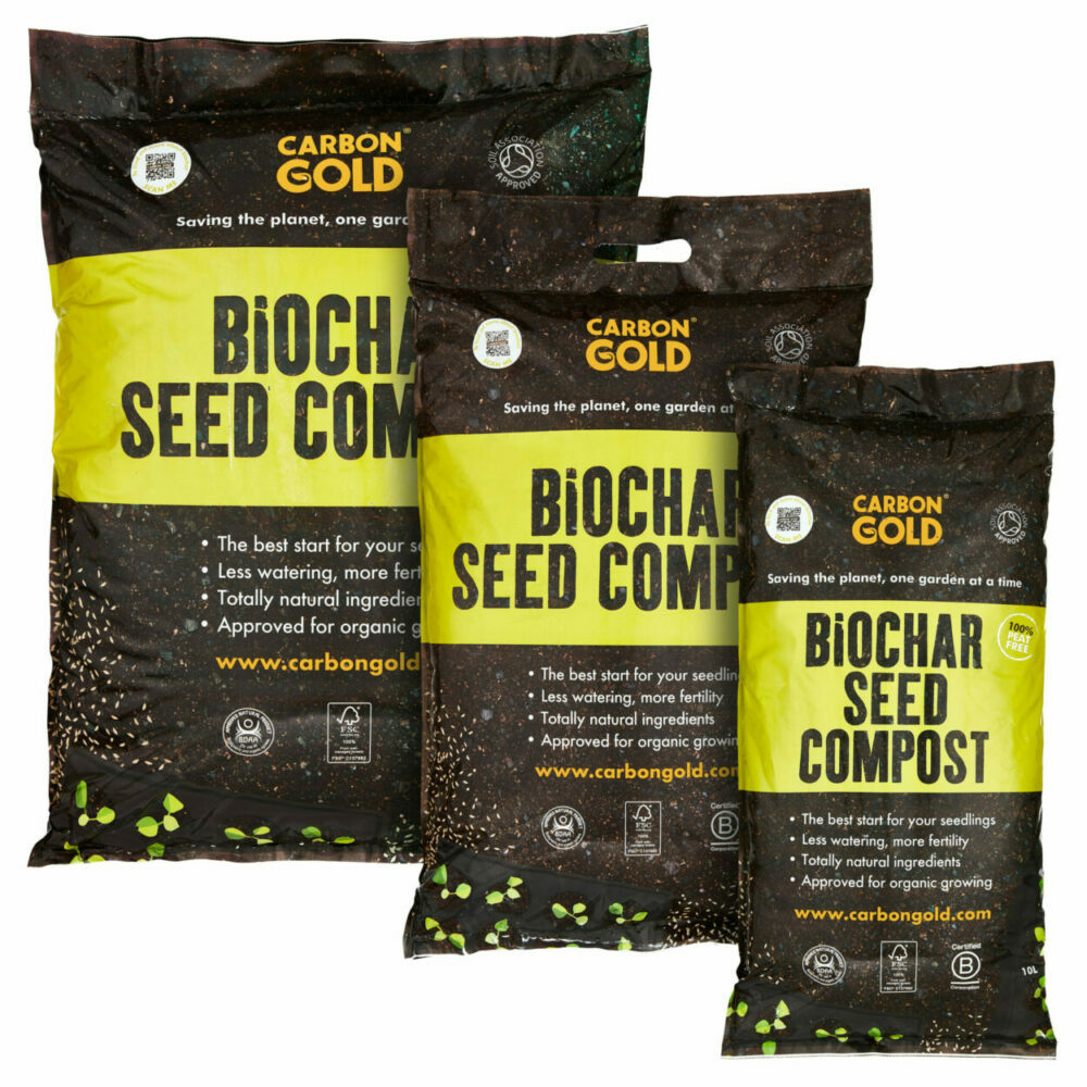 Biochar Seed Compost - Carbon Gold