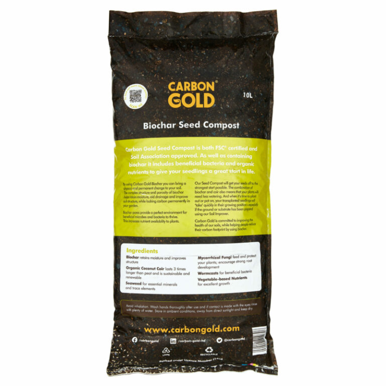 Biochar Seed Compost - Carbon Gold