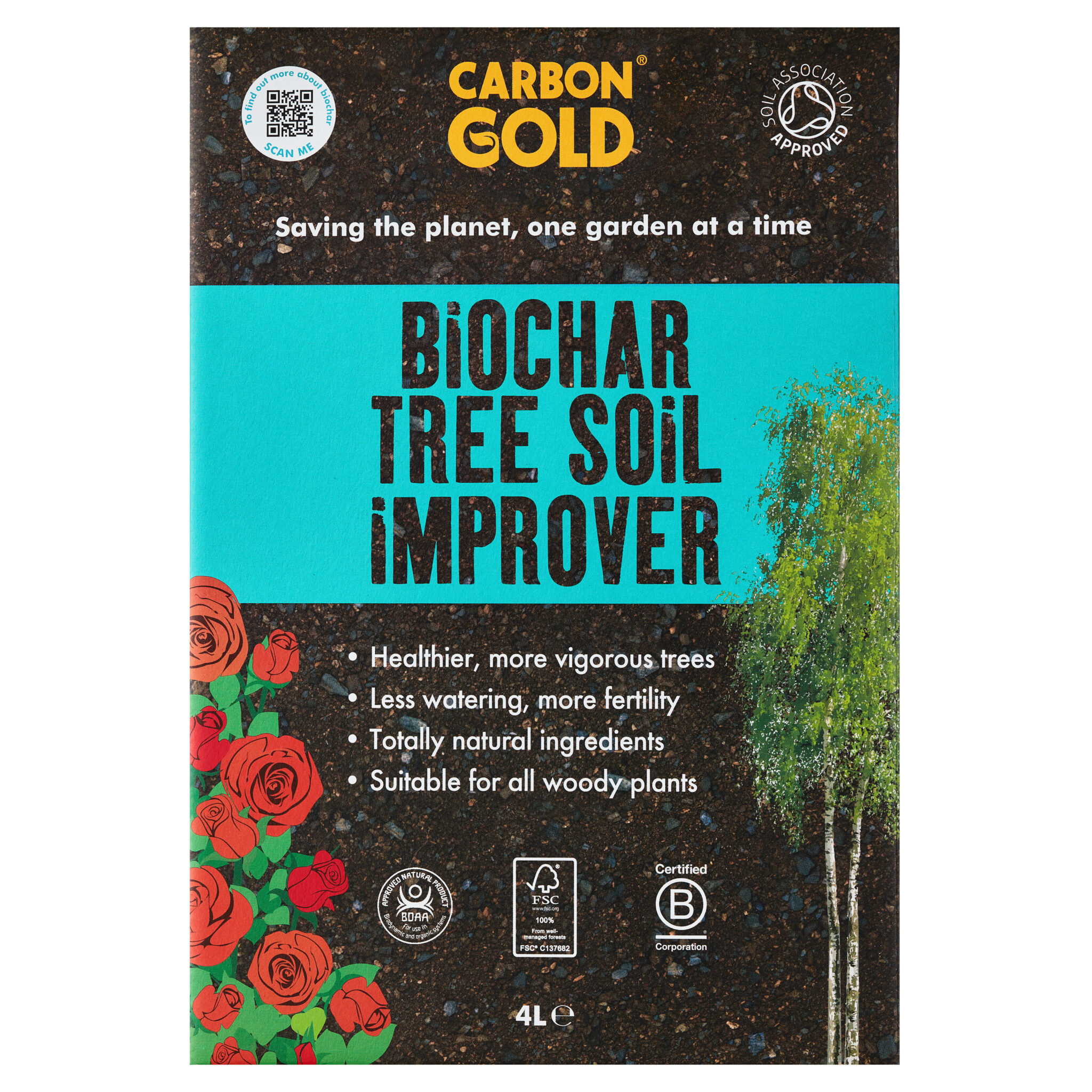 Biochar Tree Soil Improver - Carbon Gold